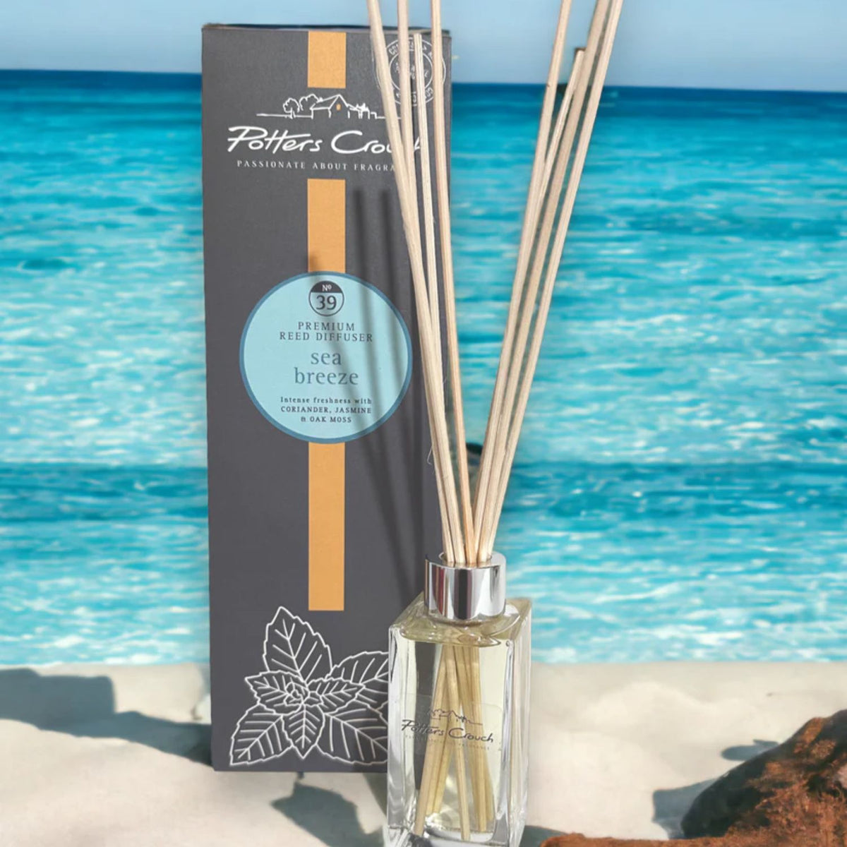 Potters Crouch Sea Breeze Premium Reed Diffuser – Old Railway Line Garden Centre