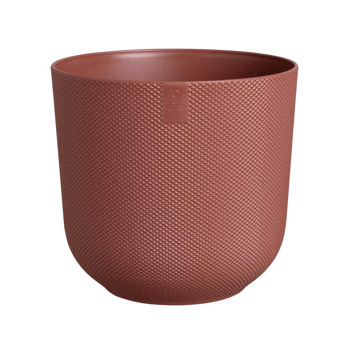 Elho 19cm Tuscan Red Jazz Round Recycled Plastic Pot – Old Railway Line Garden Centre