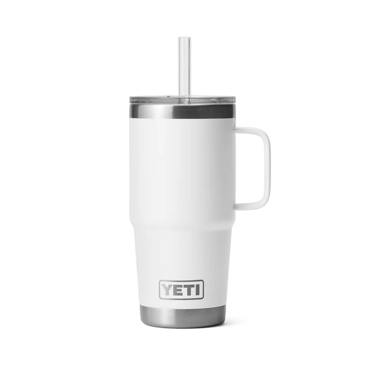 Yeti Rambler 25oz (739ml) Straw Bottle - White – Old Railway Line Garden Centre
