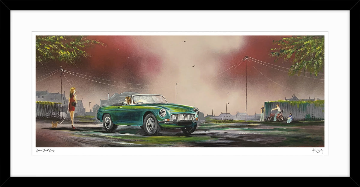 Artko 83.5cm 'Green with Envy' Framed Print by Adam Barsby - AK12515 ...