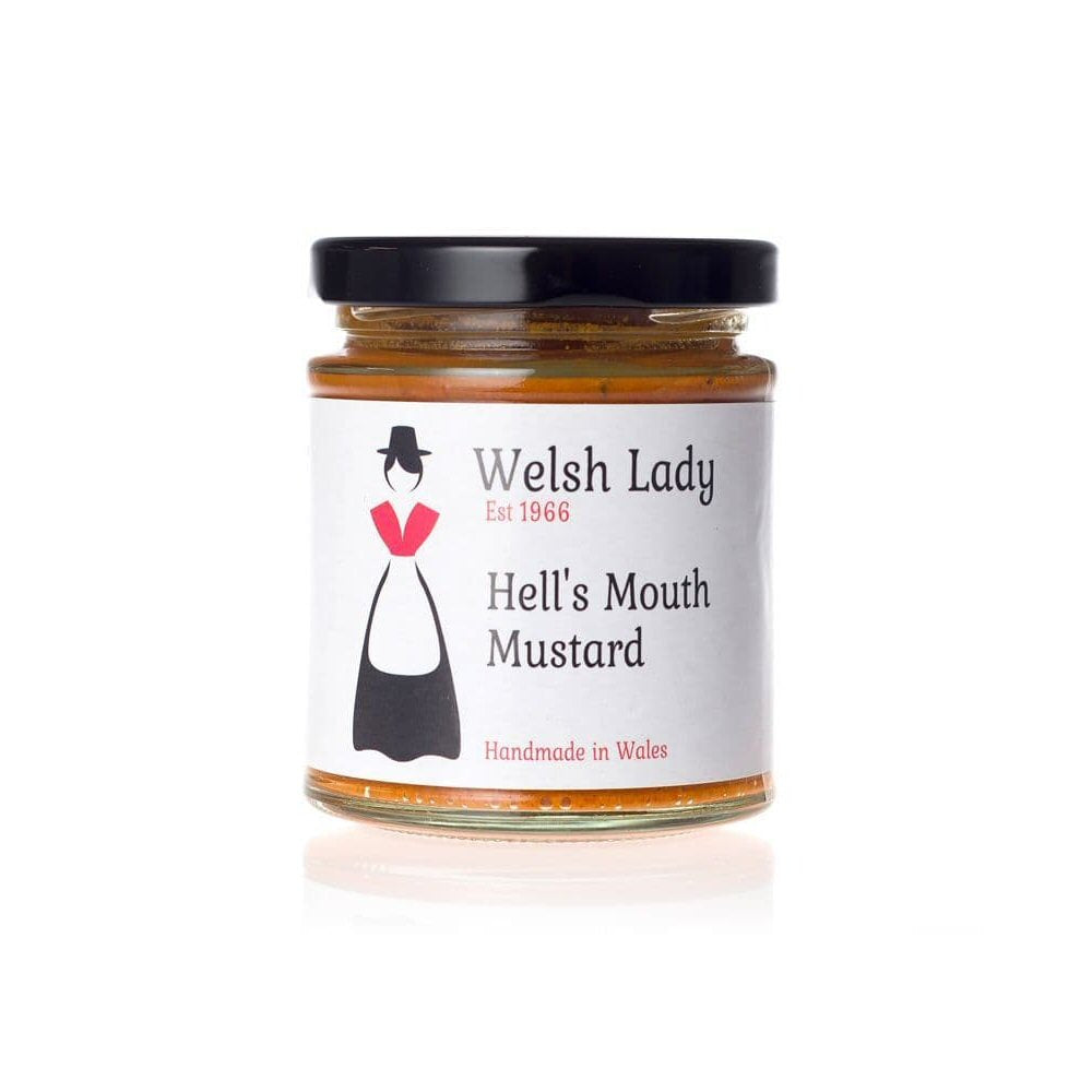 Welsh Lady 170g Hell's Mouth Mustard – Old Railway Line Garden Centre