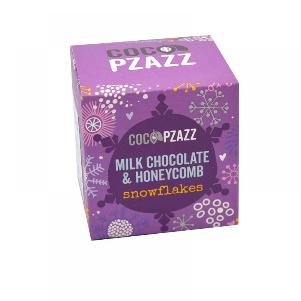 Coco Pzazz 96g Honeycomb & Milk Chocolate Snowflakes – Old Railway Line ...