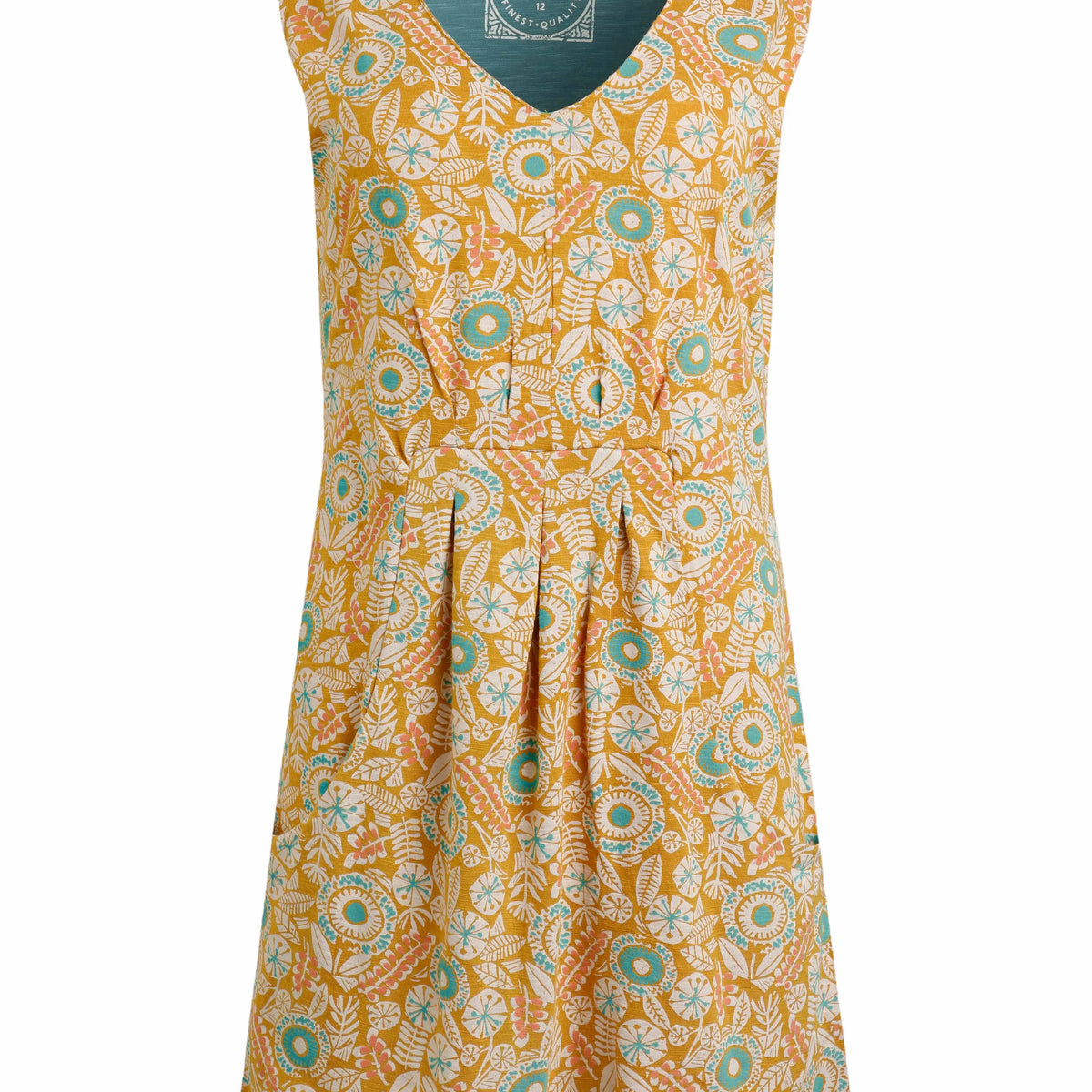 Weird Fish 8 Deep Amber Indus Printed Jersey Tunic - 203321 – Old ...