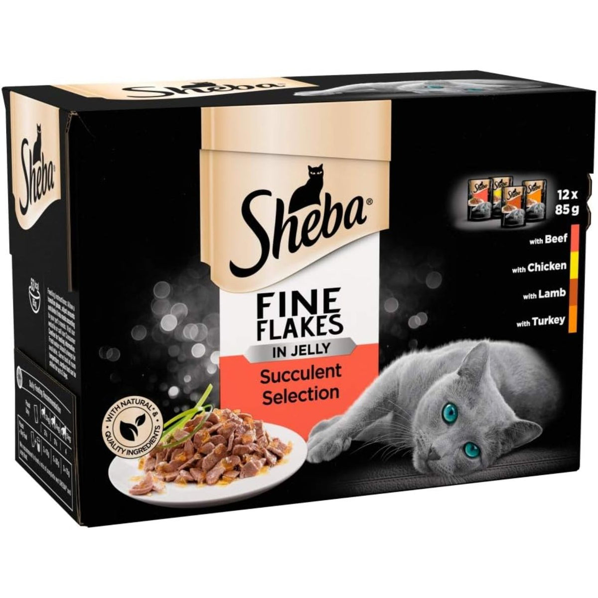 Sheba 12x85g Fine Flakes Succulent Collection in Jelly – Old Railway ...