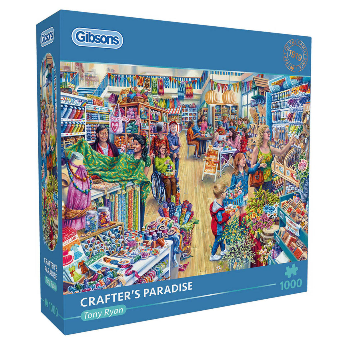 Gibsons Games 1000 Piece Crafter's Paradise Jigsaw Puzzle – Old Railway ...