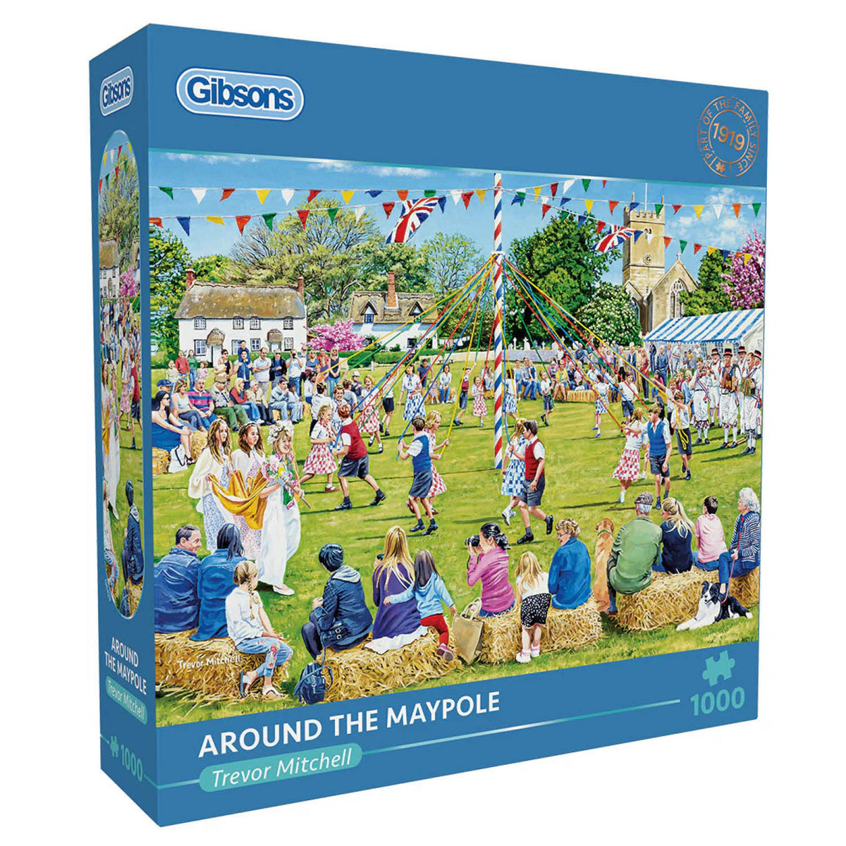Gibsons Games 1000 Piece Around the Maypole Jigsaw Puzzle – Old Railway ...