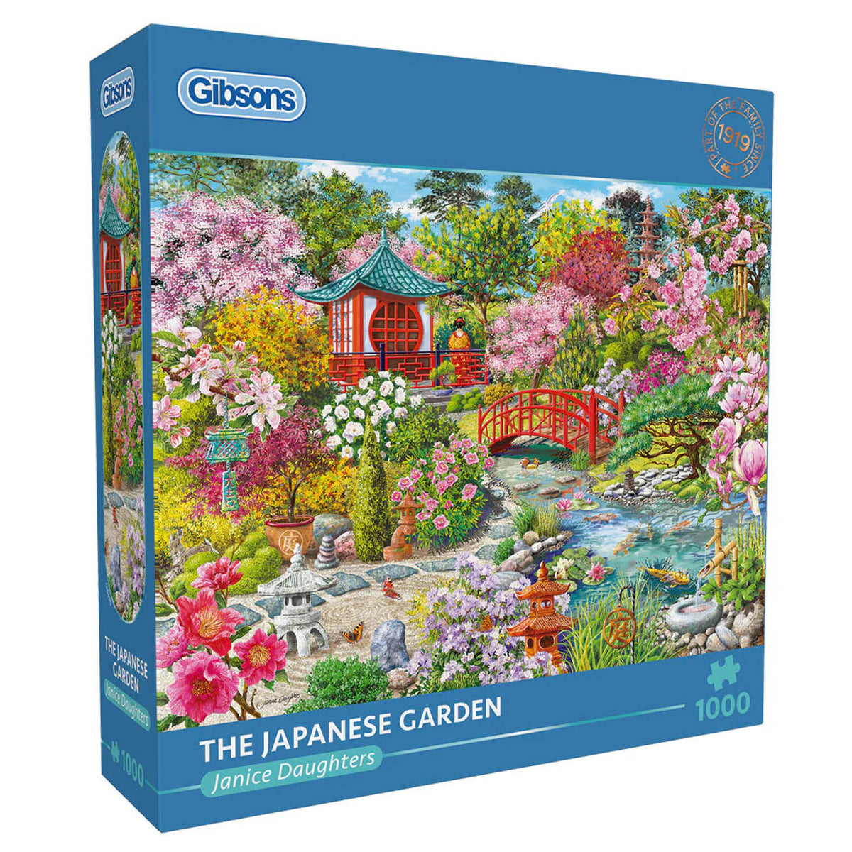 Gibsons Games 1000 Piece The Japanese Garden Jigsaw Puzzle – Old ...
