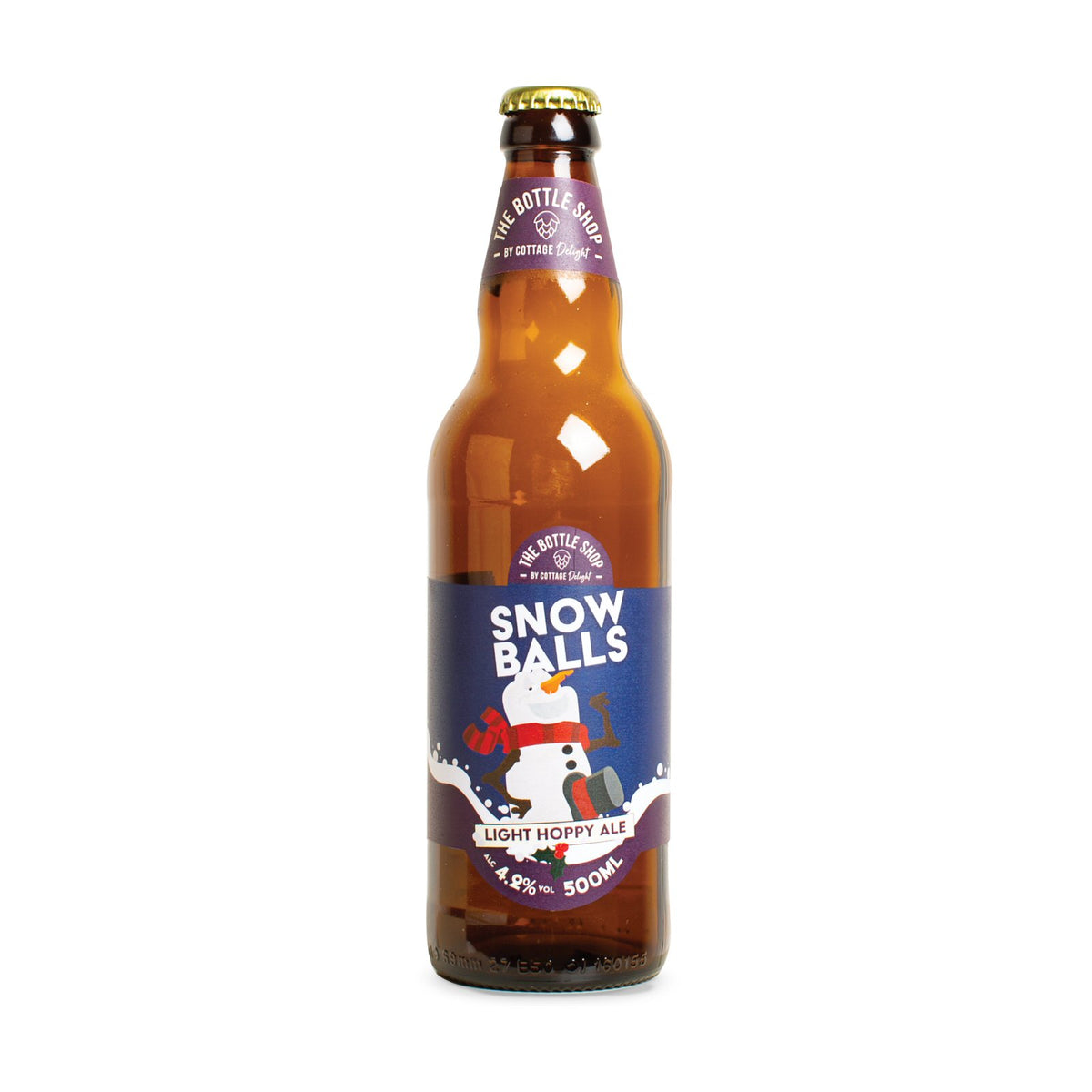Cottage Delight 500ml Snow Balls Light Hoppy Ale – Old Railway Line ...