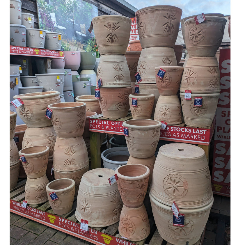 Woodlodge 23cm Terracotta Tibet Pot – Old Railway Line Garden Centre