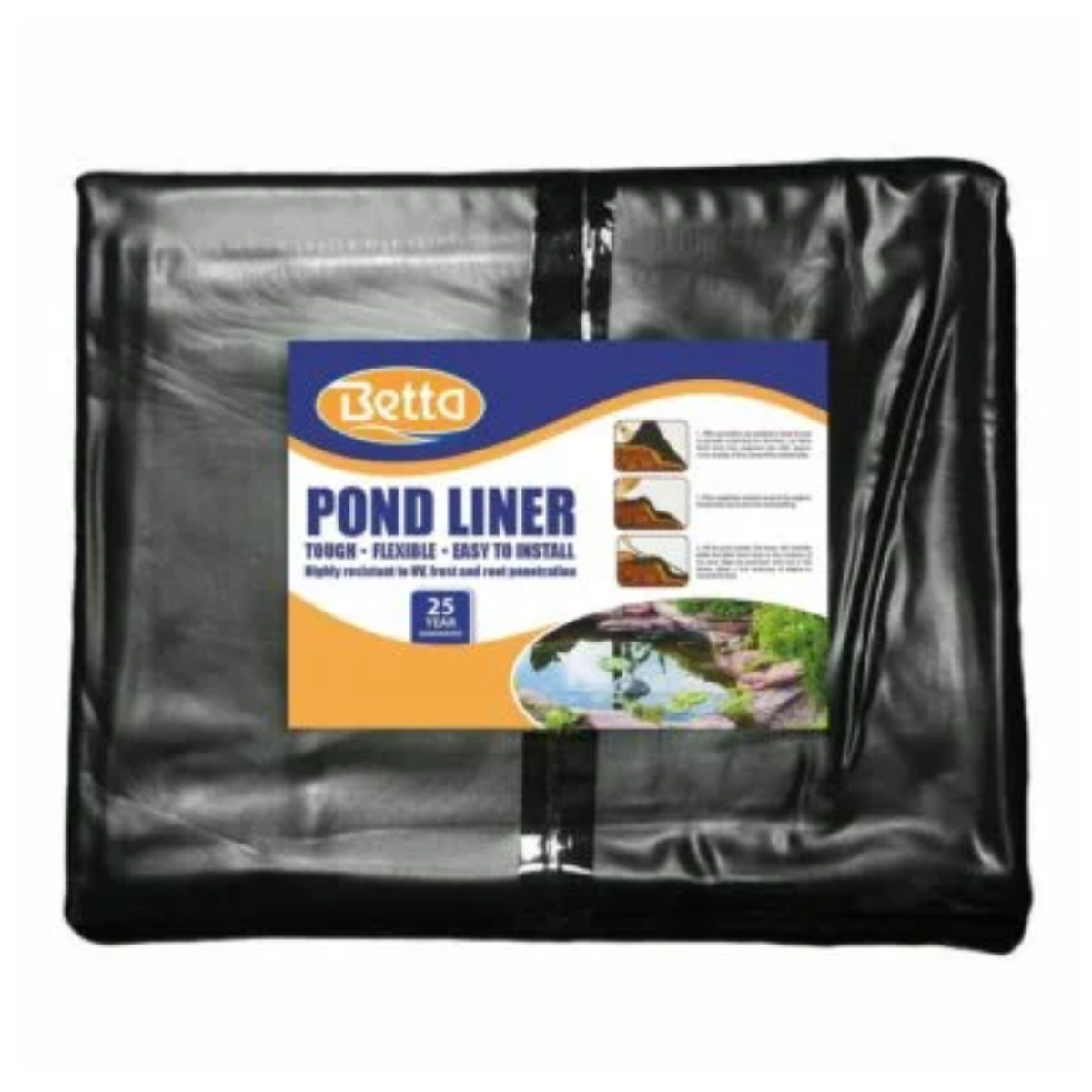 Betta 2M x 2.5M PVC Pre-Cut Pnd Liner – Old Railway Line Garden Centre