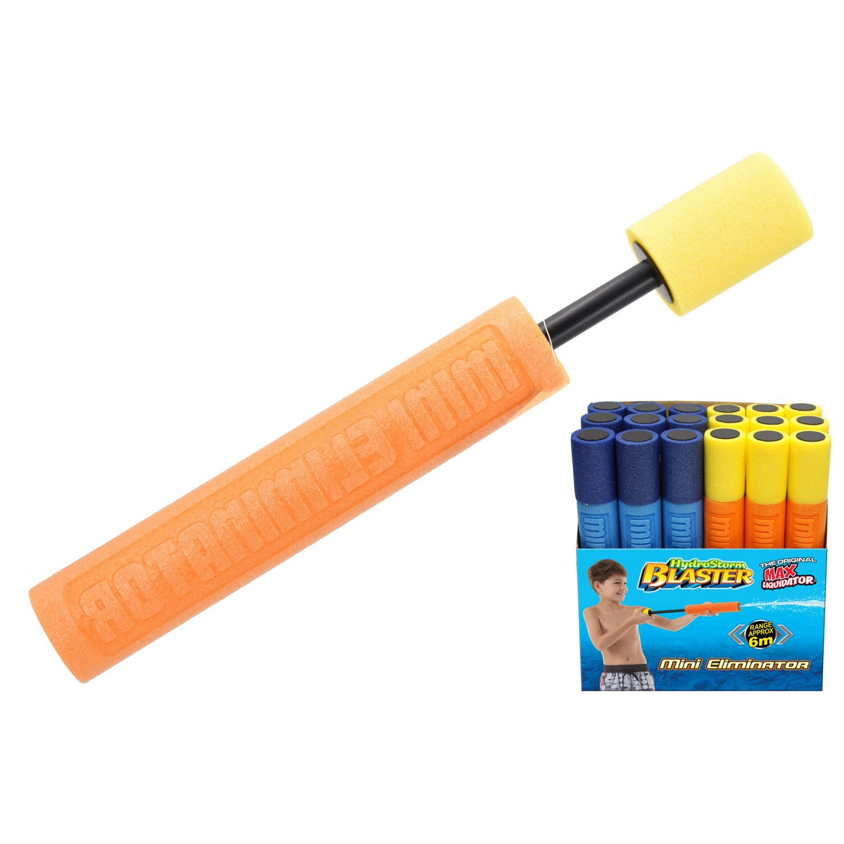 Hydro Storm Blaster Foam Shooter Mini Eliminator (Assorted Colours ...