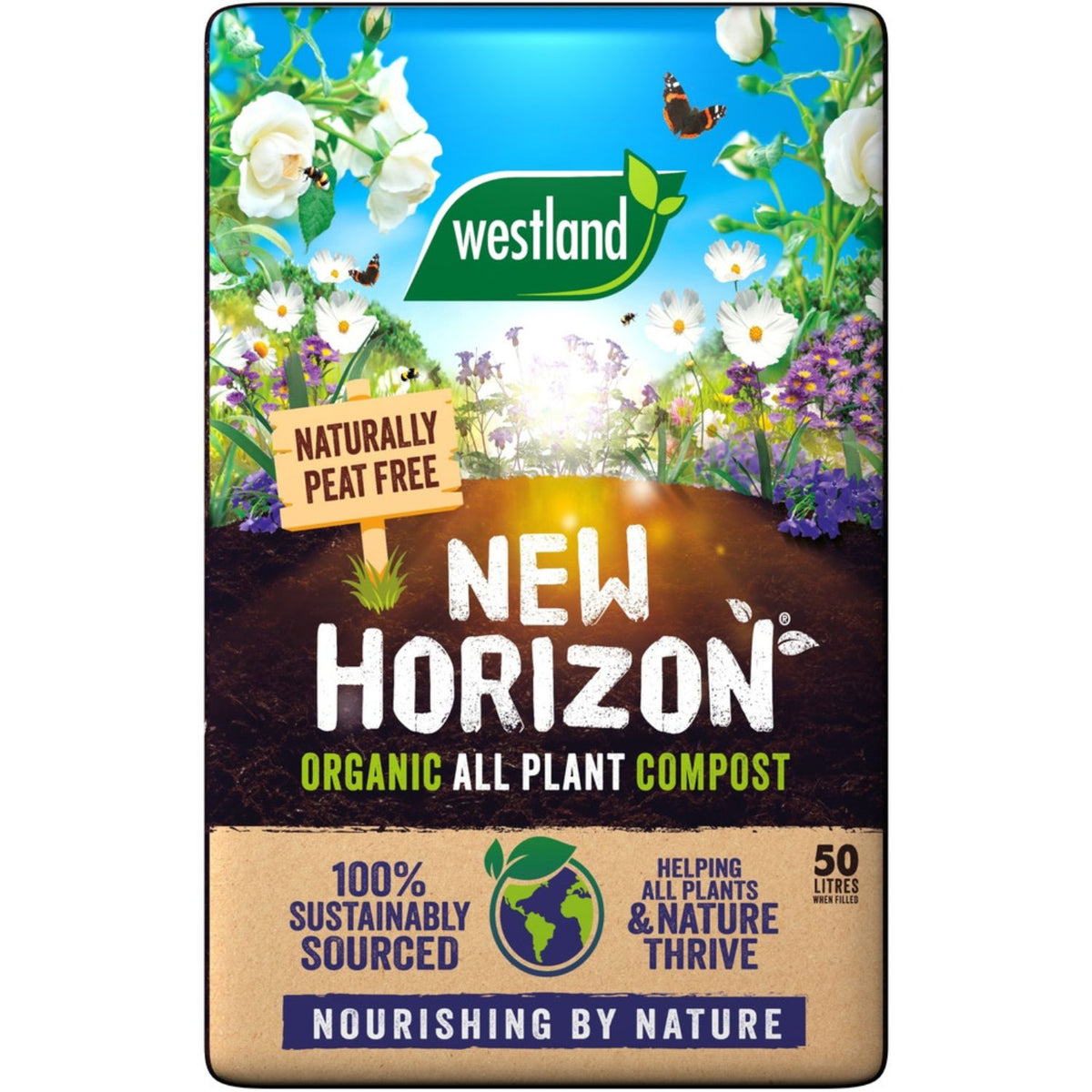New Horizon 50 Litre Peat-Free All Plant Compost – Old Railway Line ...