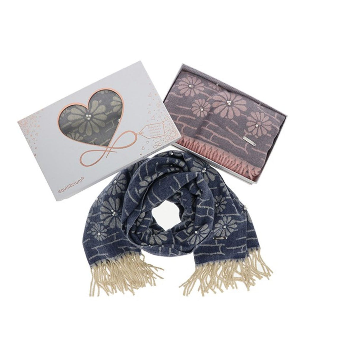 Joe Davies Pearl Flowers Boxed Scarf – Old Railway Line Garden Centre