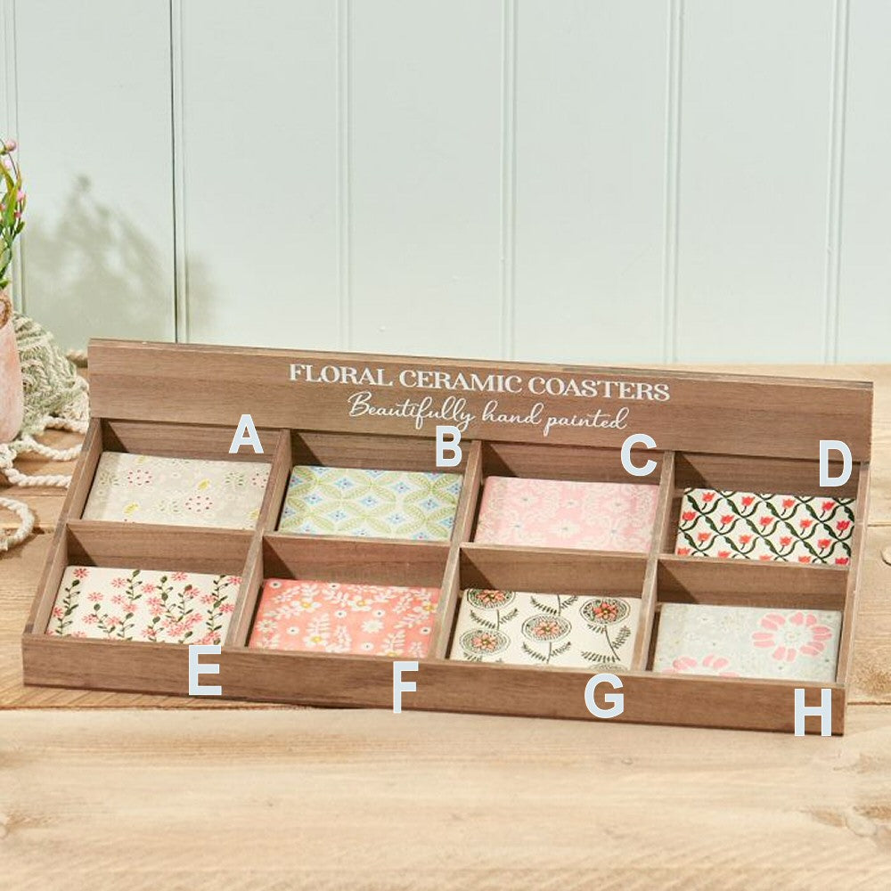 Richard Langs 10cm Floral Square Coaster (Choice of 8) – Old Railway ...