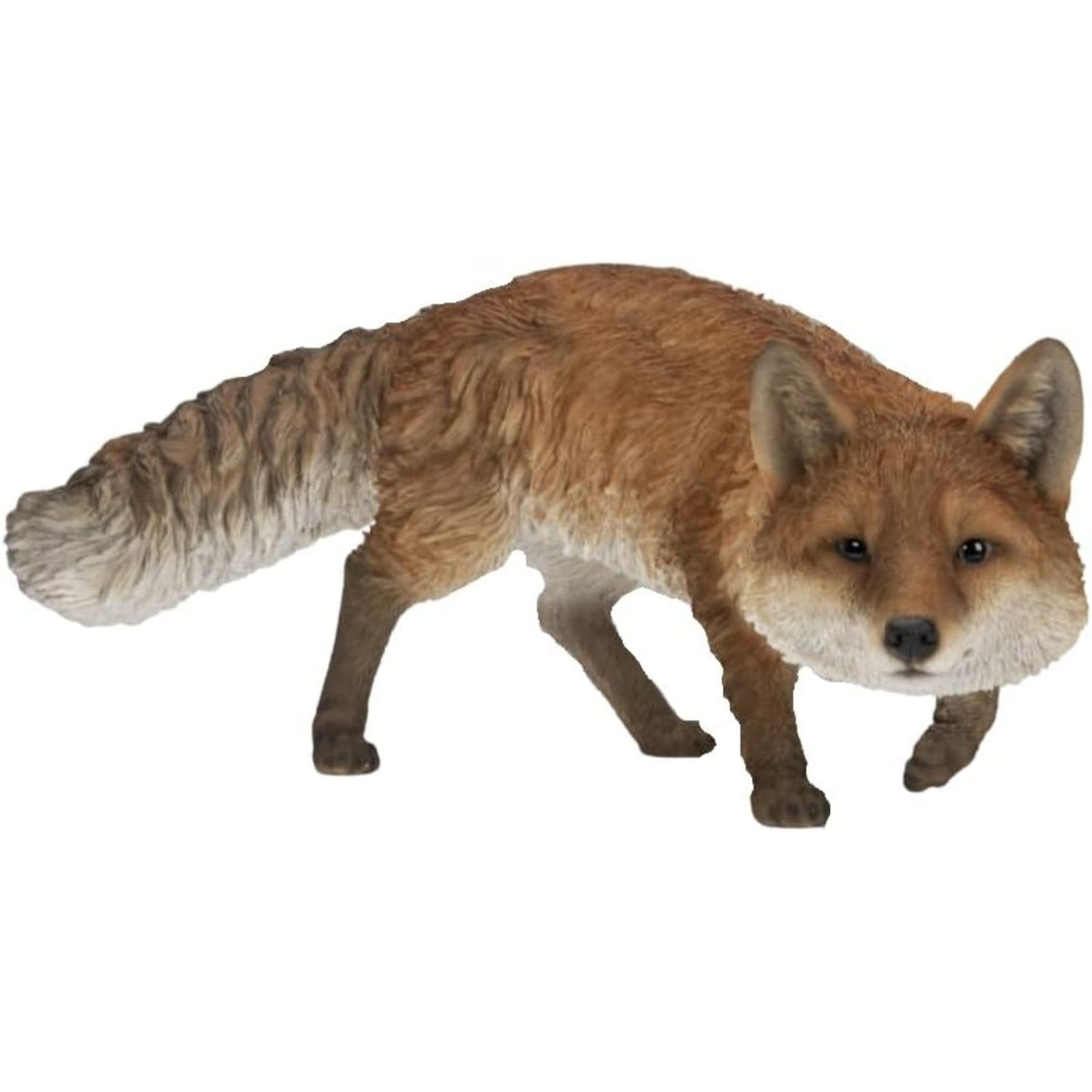 Vivid Arts 47cm Prowling Fox Real Life Resin Ornament – Old Railway ...