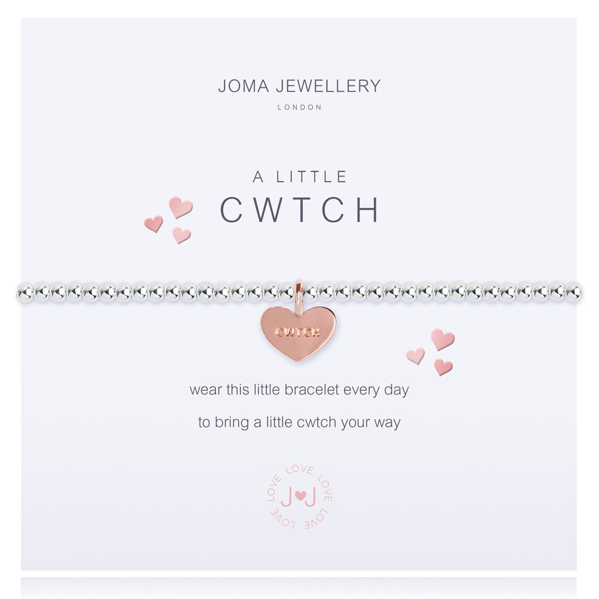 Joma Jewellery Silver A Little 'Cwtch' Welsh Bracelet – Old Railway ...