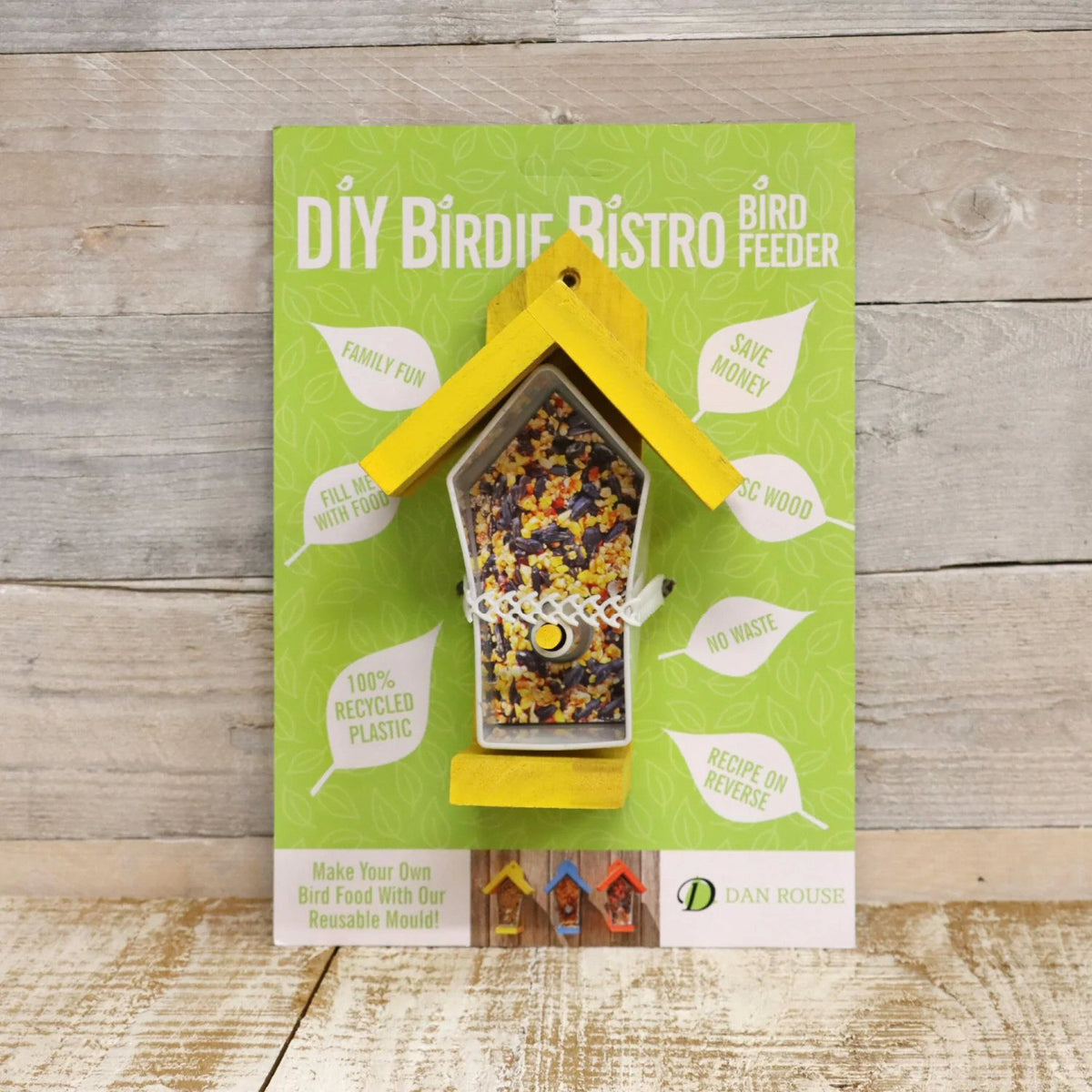 Dan Rouse Yellow Birdie Bistro Bird Feeder – Old Railway Line Garden Centre