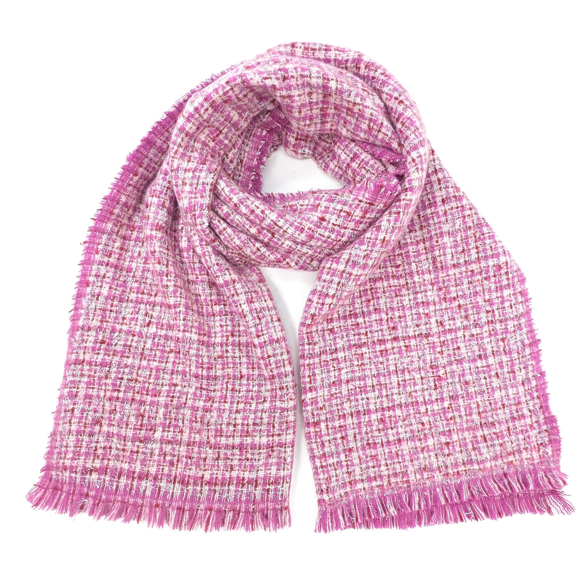Black Ginger 190cm Pink Rakita Reversible Sparkly Scarf - 736-479 – Old ...