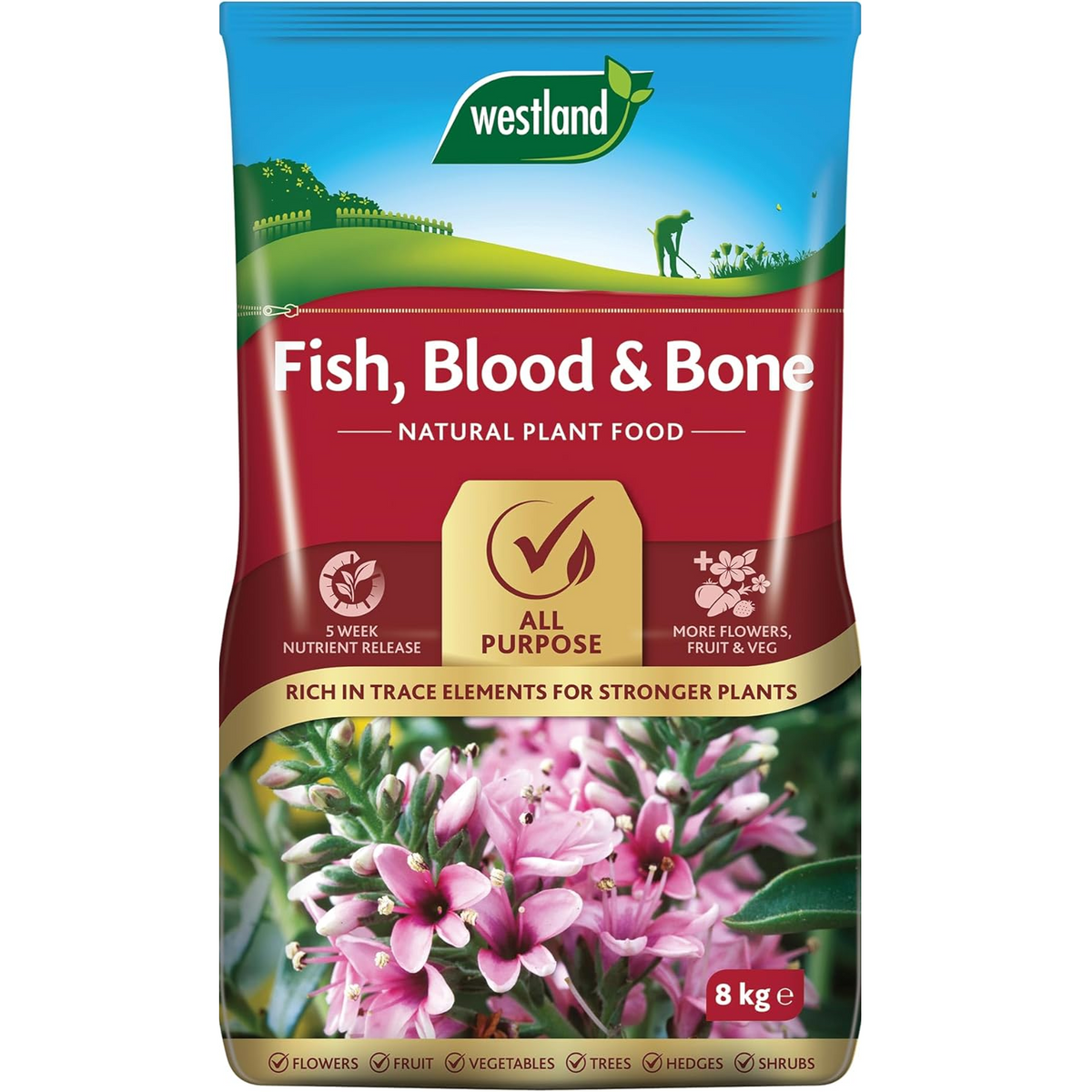 Westland 8kg Fish, Blood & Bone Bag – Old Railway Line Garden Centre
