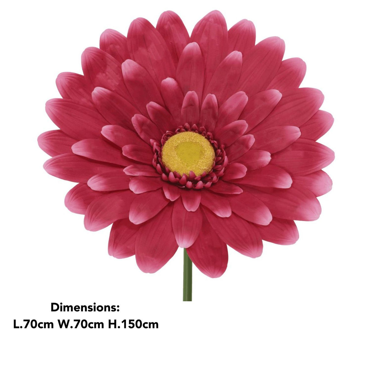 Decoris 150cm Pink Artificial Gerbera Fuchsia Stem – Old Railway Line ...