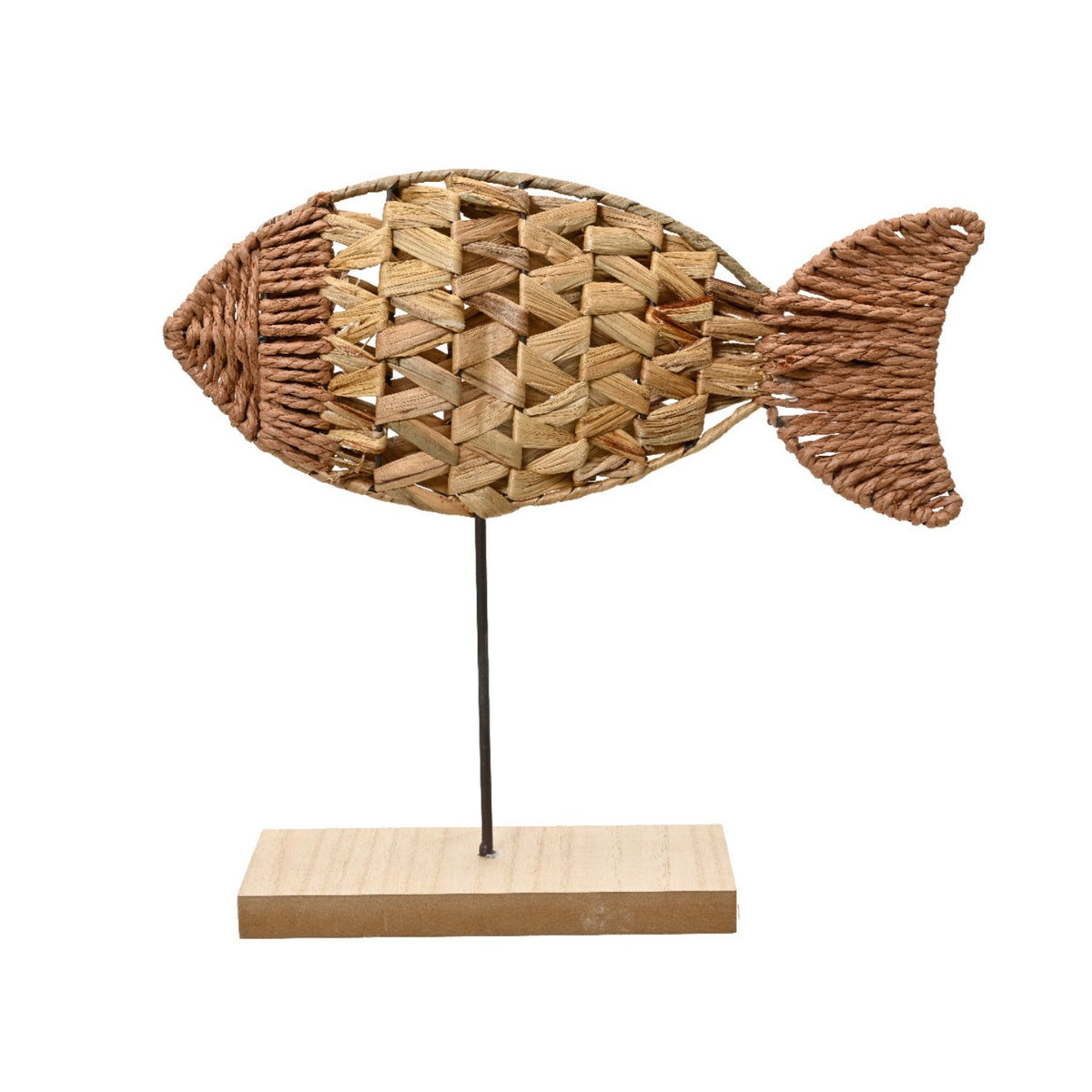 Kaemingk 20cm Paper Rope Rattan Fish with Sustainable Wood – Old ...