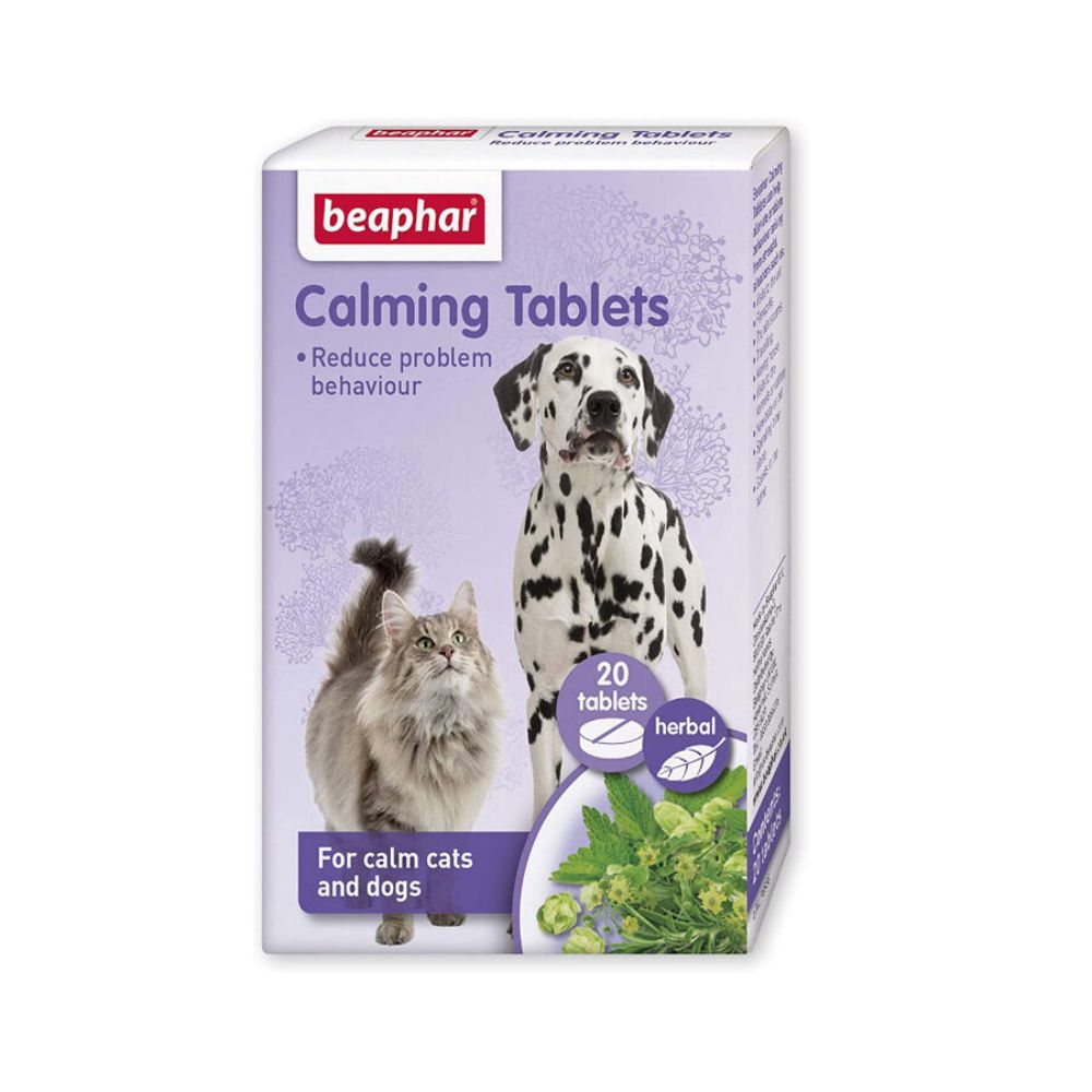 Beaphar Calming Tablets Dog & Cat Relaxing Herbal Treatment – Old ...