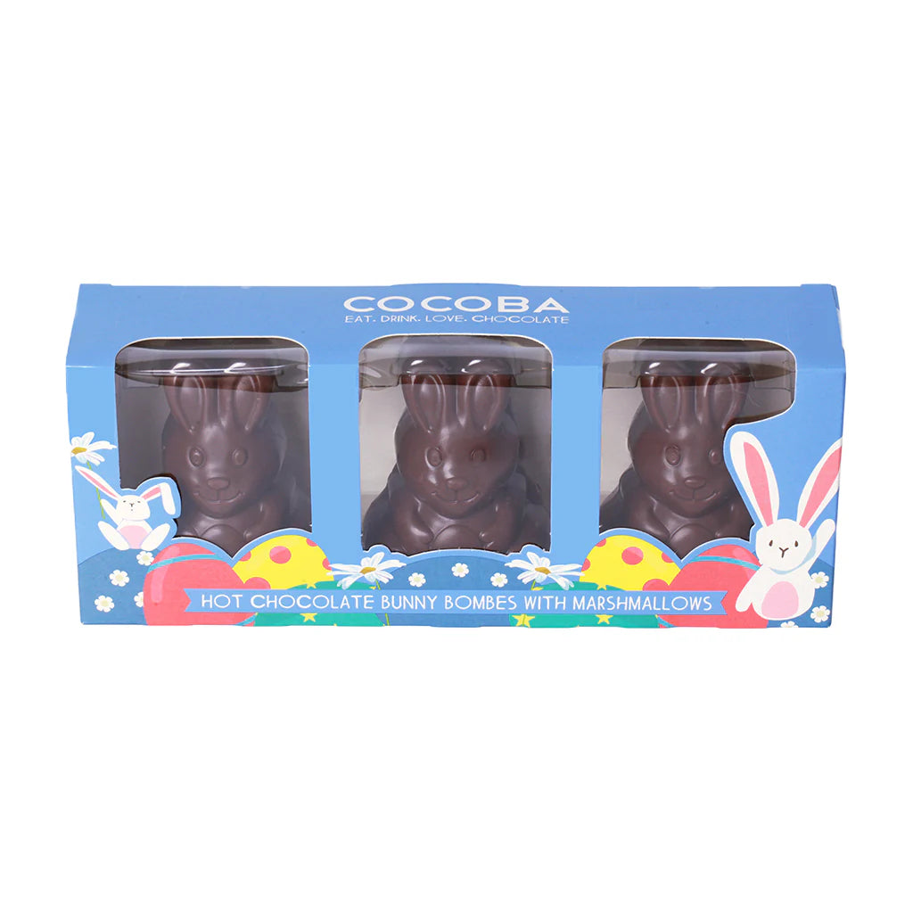 Cocoba 150g Bunny Hot Chocolate Bombs 3pk – Old Railway Line Garden Centre
