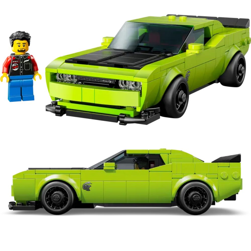 Lego Speed Champions Dodge Challenger SRT Hellcat Sports Car – Old ...