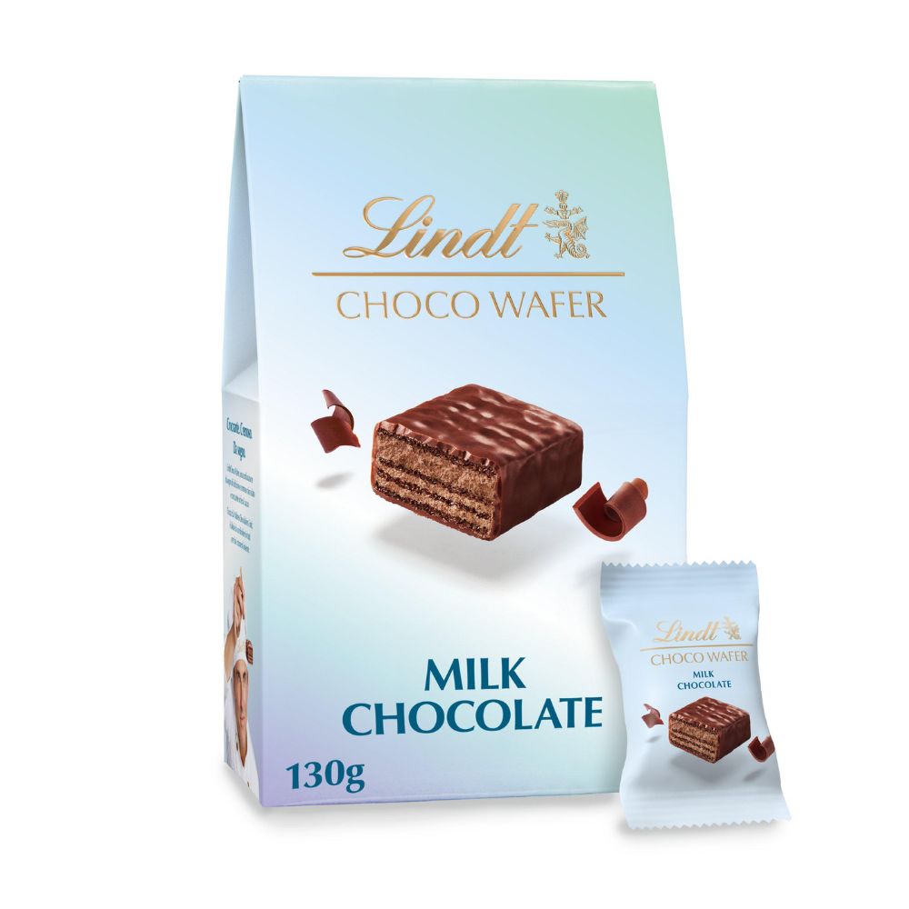 Lindt 130g Milk Chocolate Choco Wafer – Old Railway Line Garden Centre