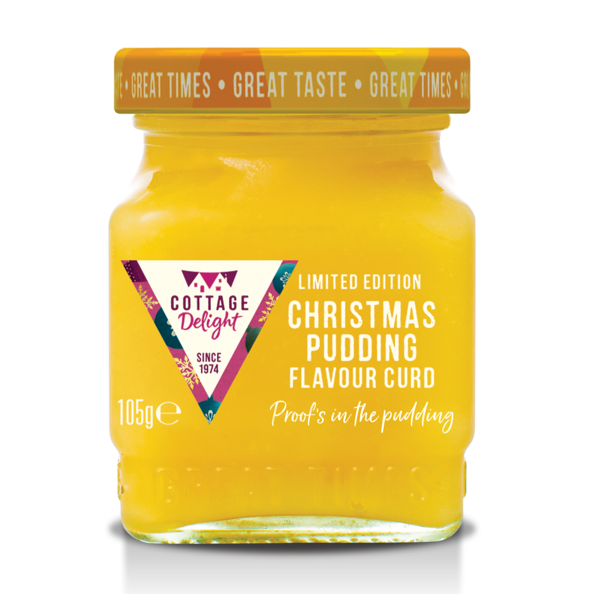 Cottage Delight 105g Christmas Pudding Curd – Old Railway Line Garden ...