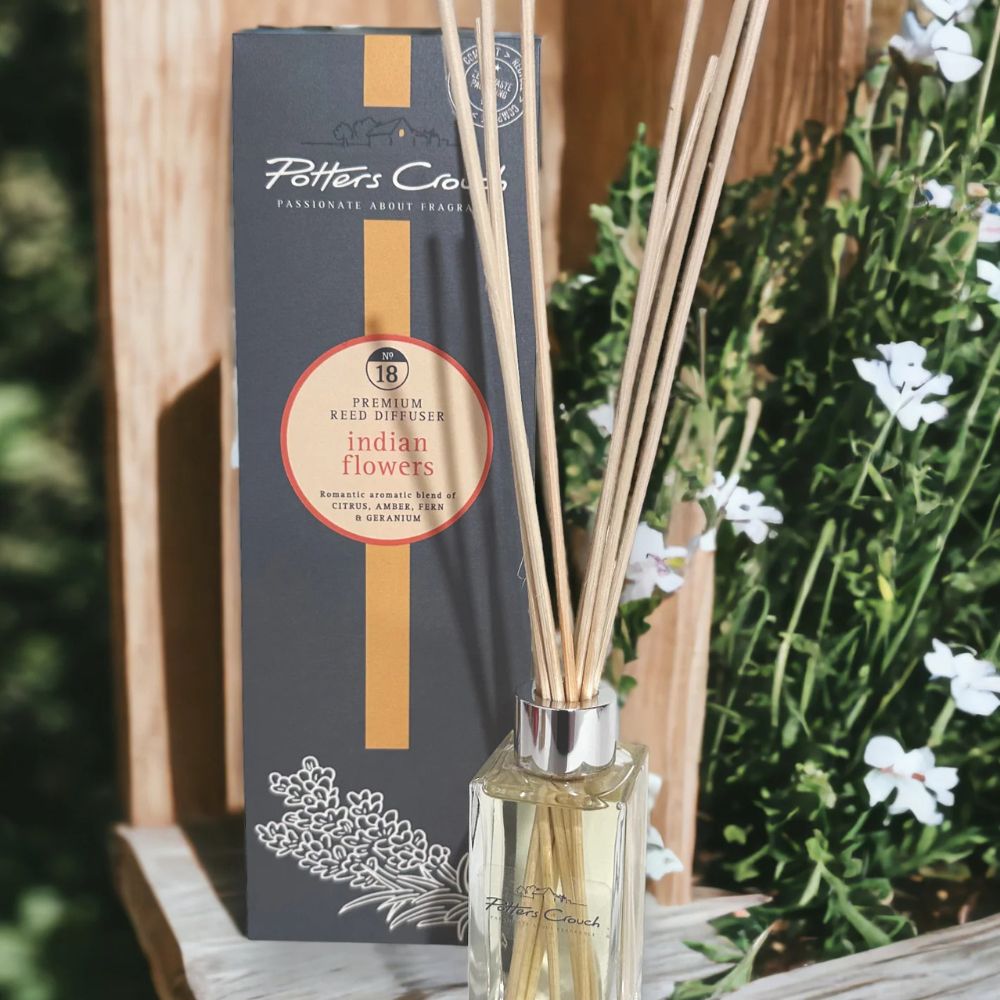 Potters Crouch Indian Flowers Reed Diffuser – Old Railway Line Garden ...