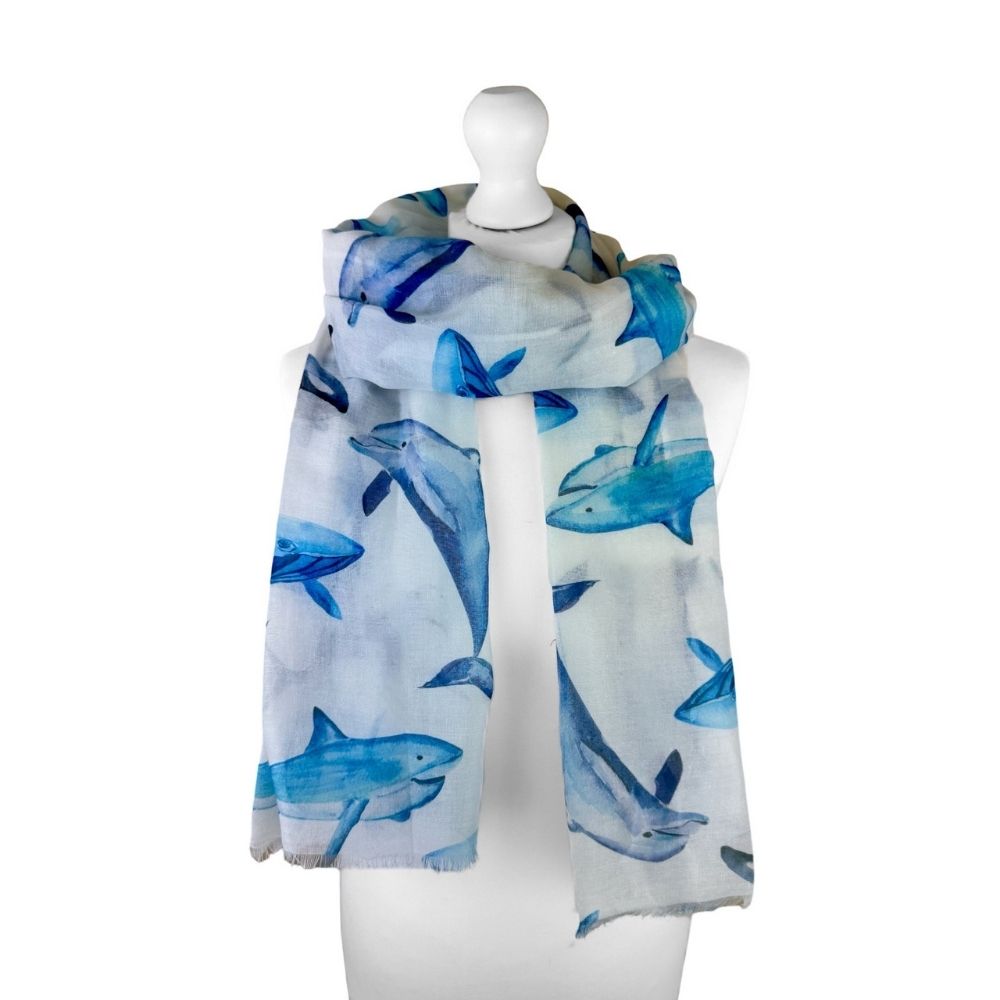 SH Sales Dolphin Print Summer Scarf - (Choice of 3) – Old Railway Line ...