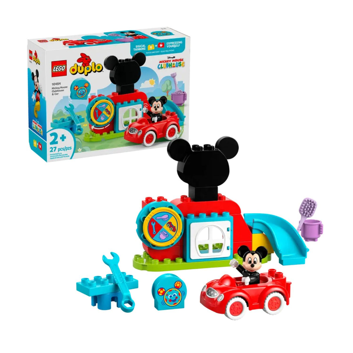 LEGO Mickey Mouse Clubhouse & Car – Old Railway Line Garden Centre