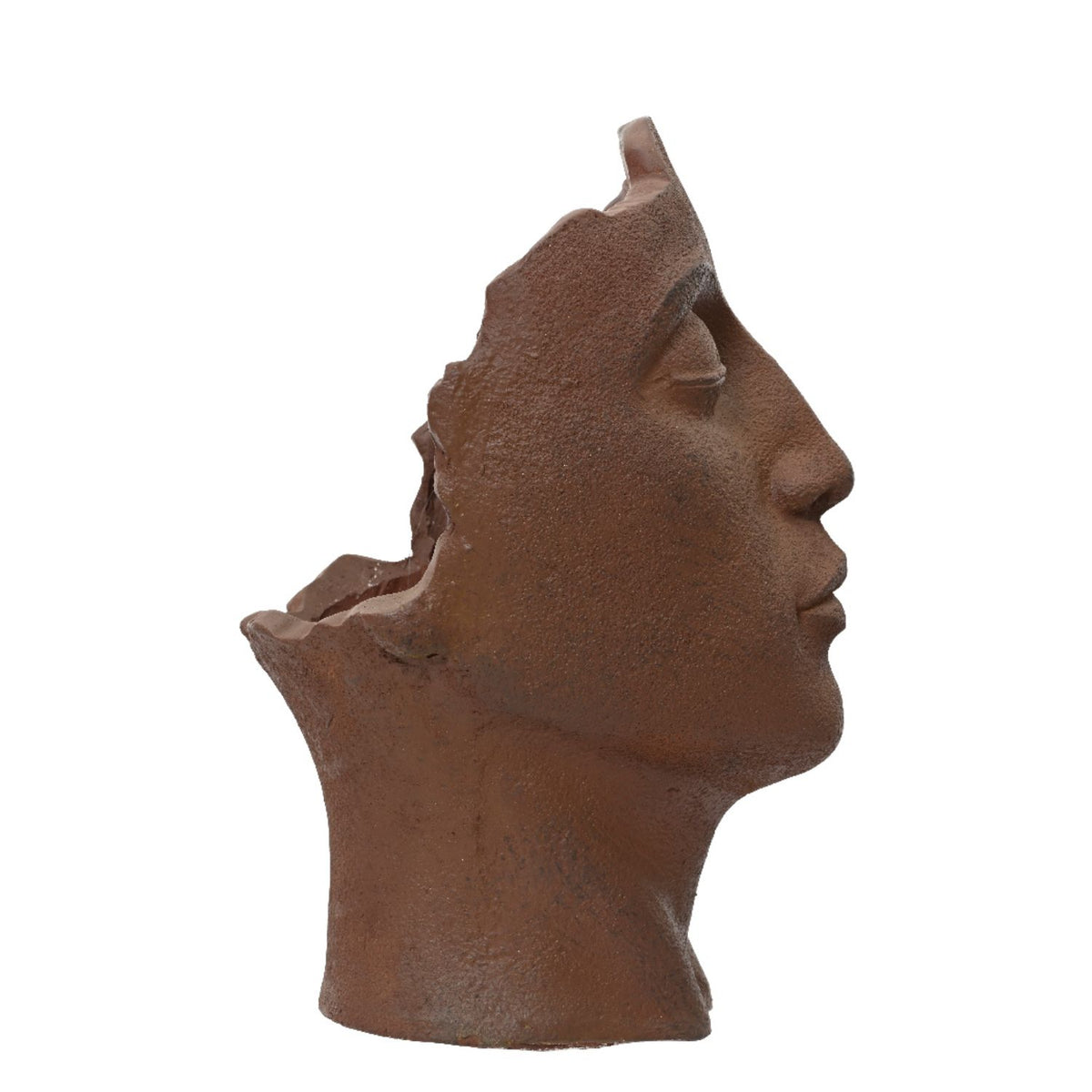 Kaemingk 38cm Fibre Clay Womans Face Planter – Old Railway Line Garden ...