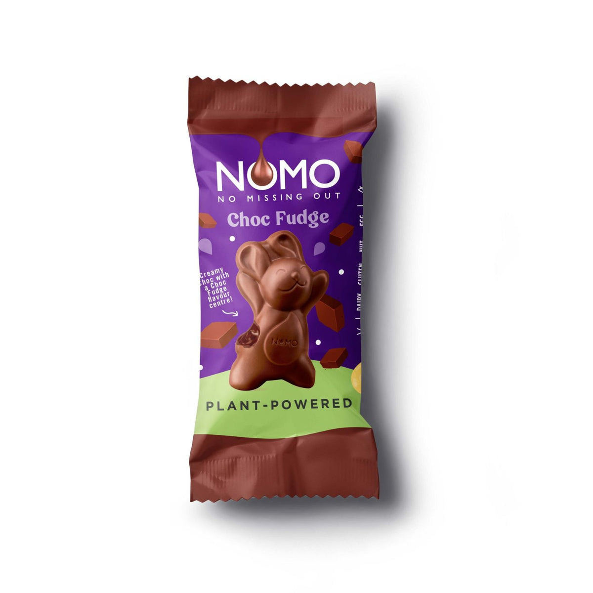 Nomo 25g Chocolate Fudge Bunny – Old Railway Line Garden Centre