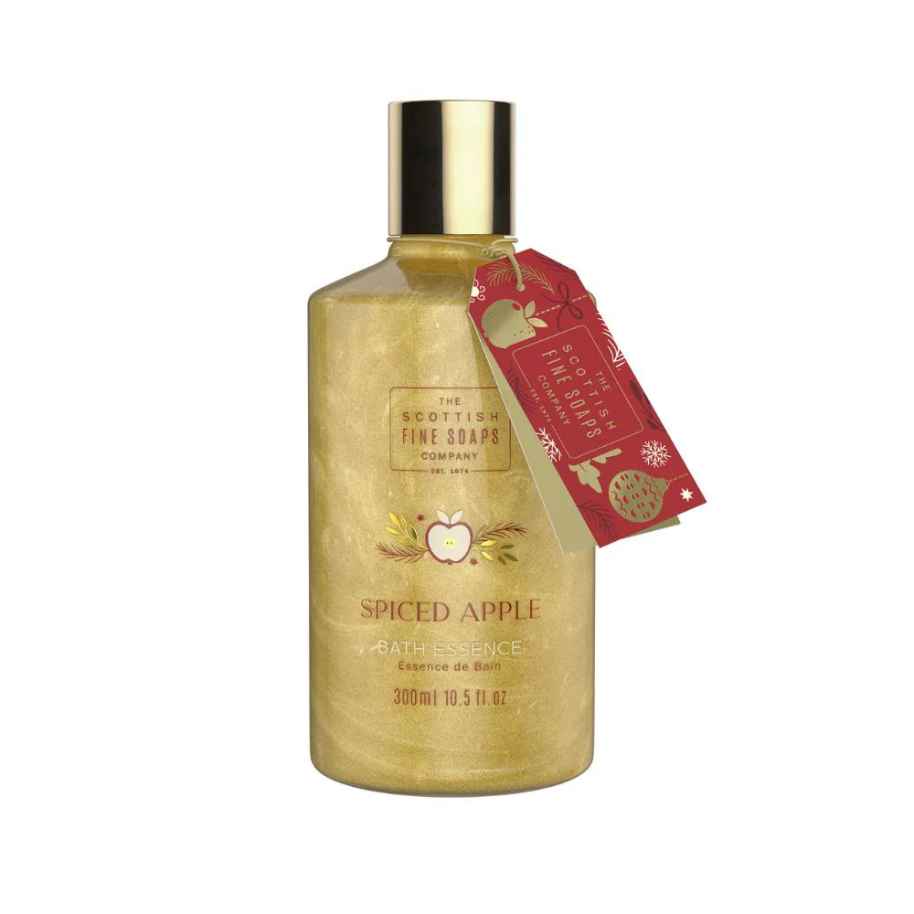 The Scottish Fine Soaps Co 300ml Spiced Apple Bath Essence Bottle – Old ...