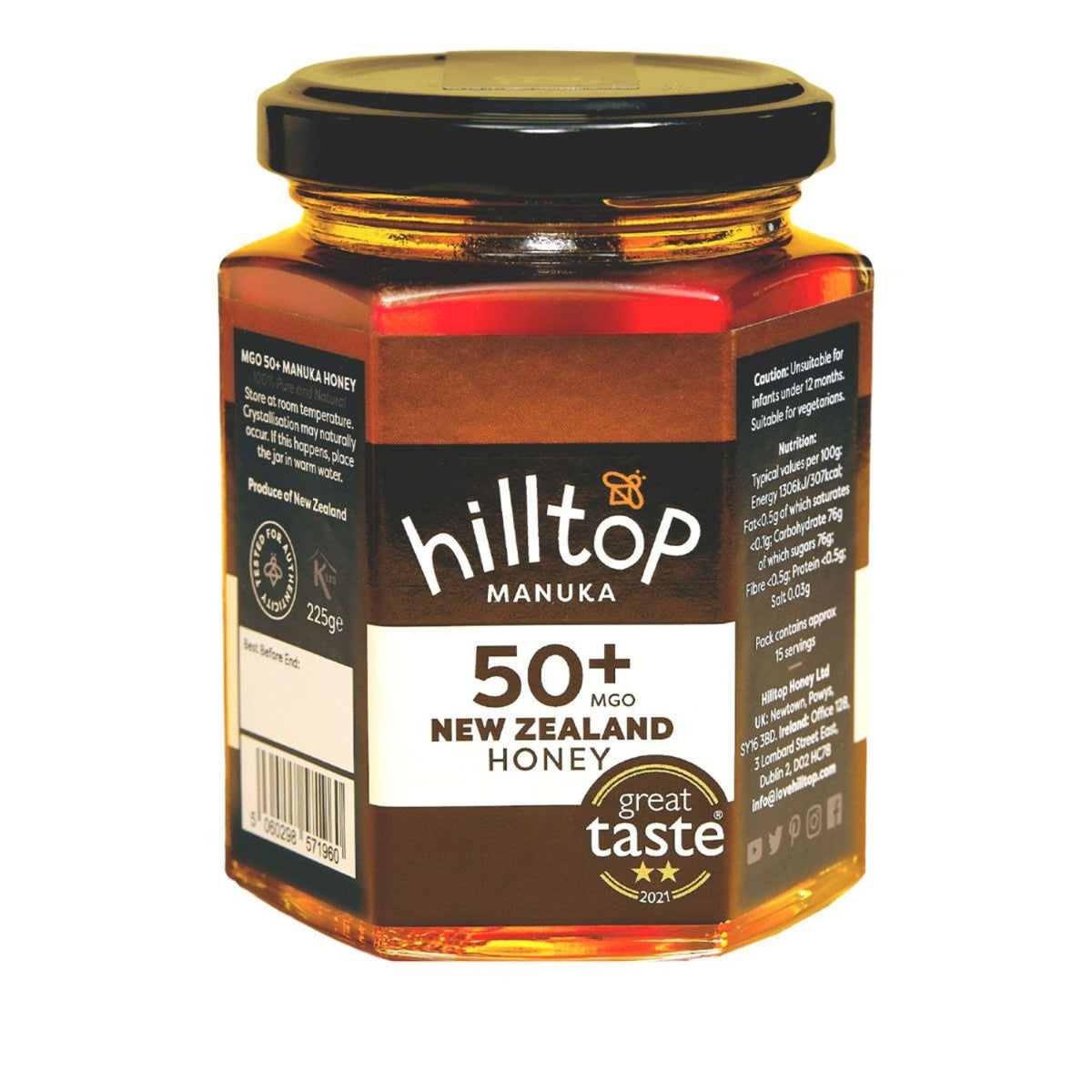 Hilltop 225g Manuka 50 Plus MGO Honey – Old Railway Line Garden Centre