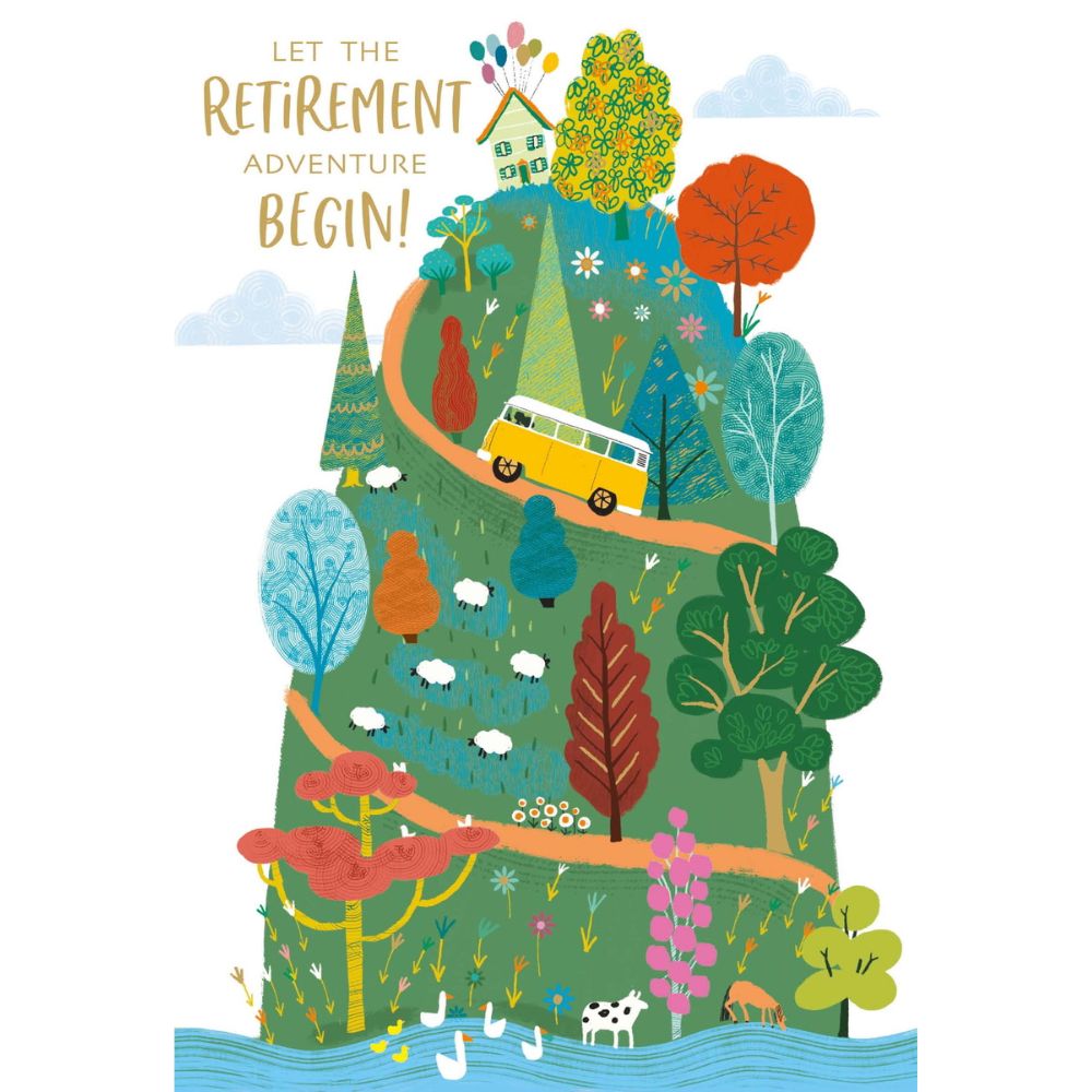 Woodmansterne Happy Place Camper Retirement Card – Old Railway Line ...