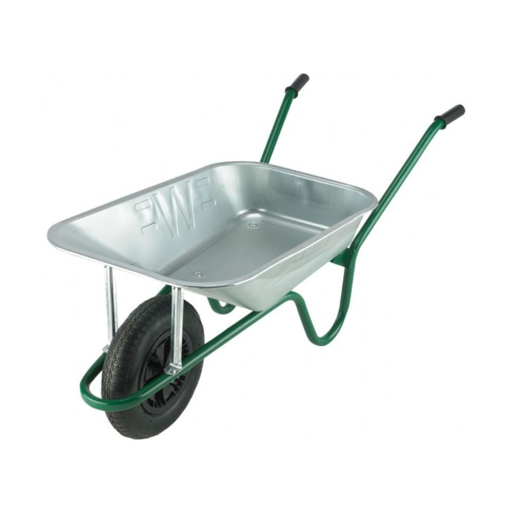 Ambassador 80L Galvanised Wheelbarrow – Old Railway Line Garden Centre