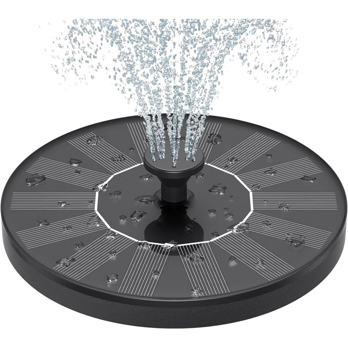 Bermuda 165Lph Solar Floating Pond Pump Fountain – Old Railway Line ...