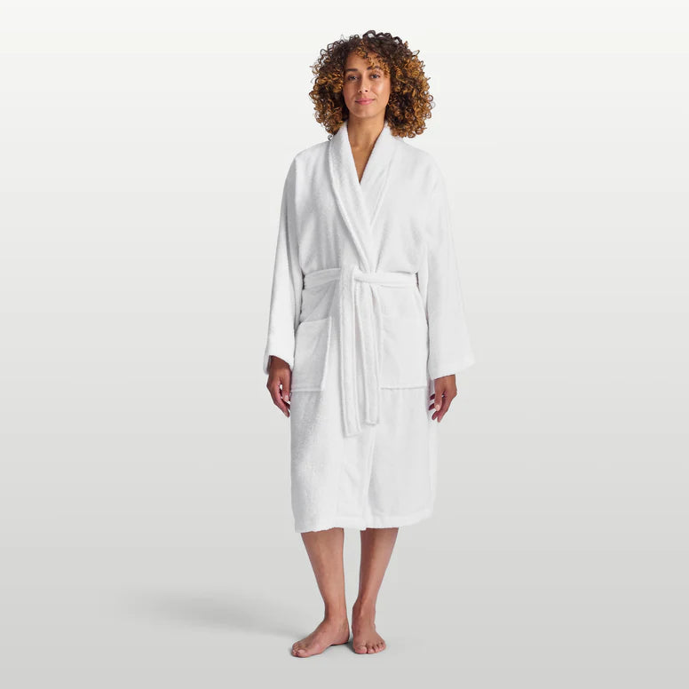 Christy Serene L Bath Robe - White – Old Railway Line Garden Centre