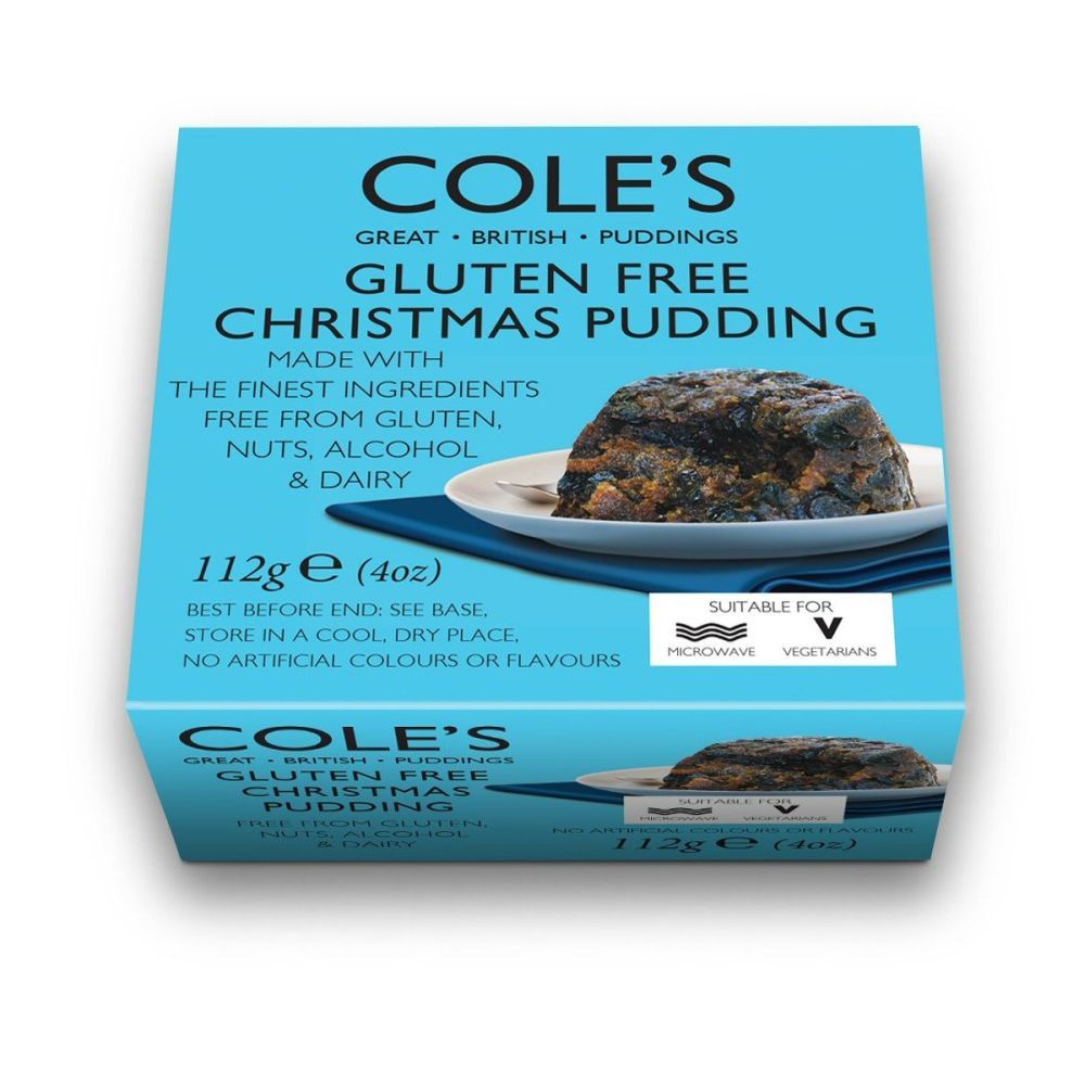 Cole's 112g Gluten Free Christmas Pudding – Old Railway Line Garden Centre