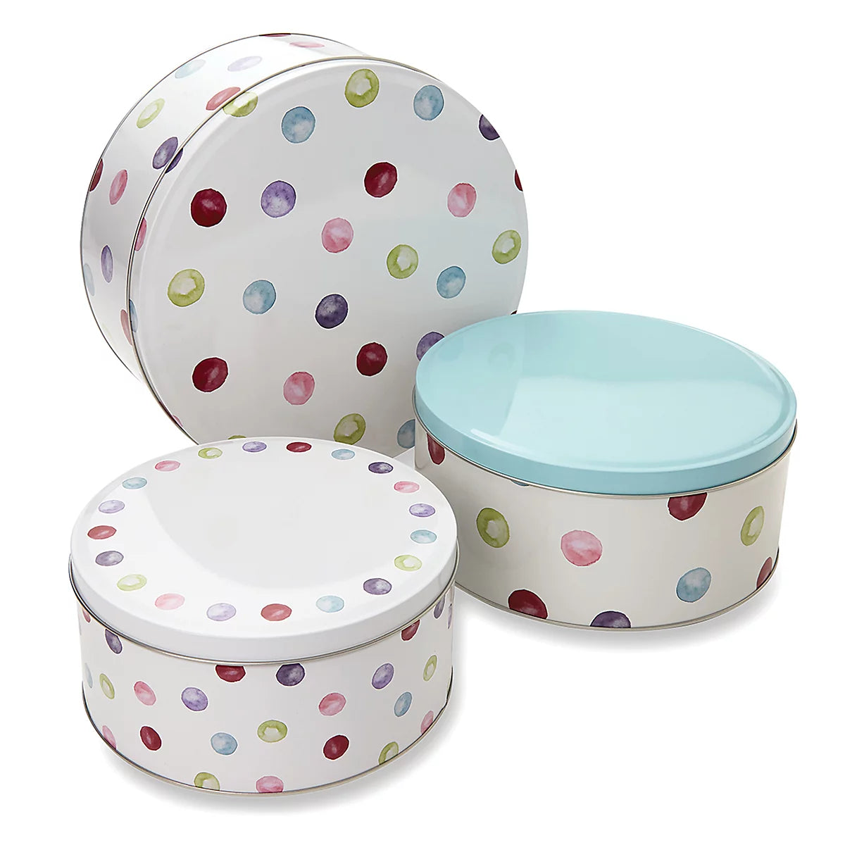 Cooksmart Spotty Dotty Round Cake Tins (Set of 3) – Old Railway Line ...
