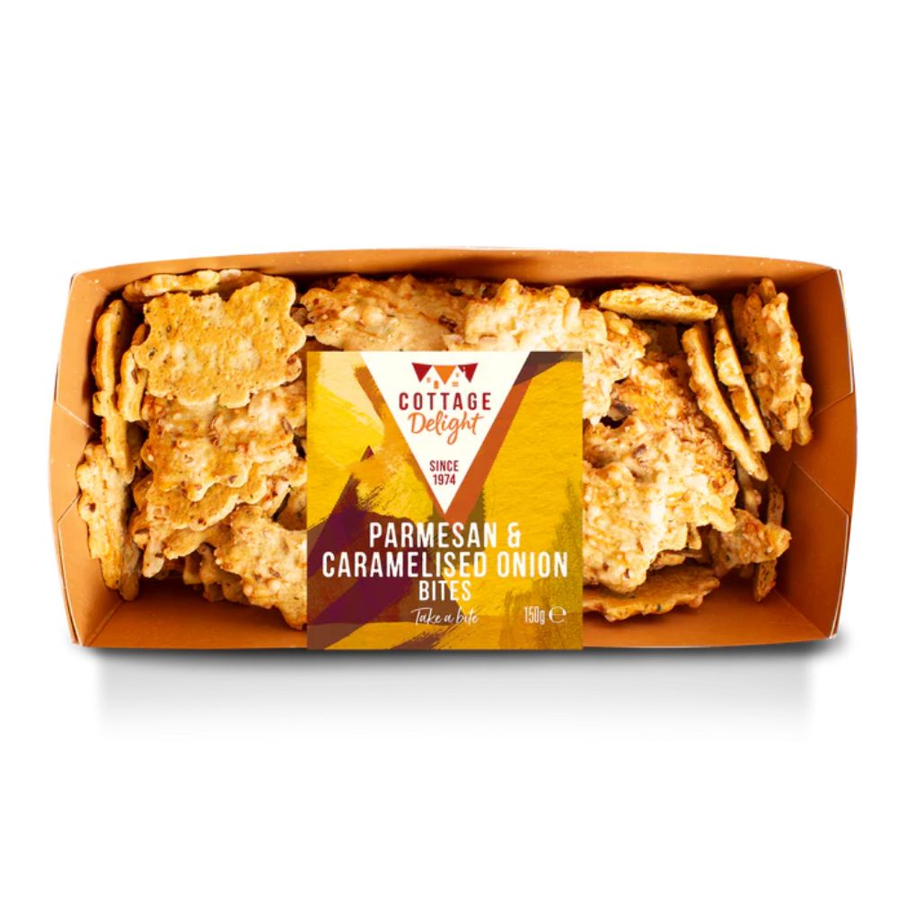 Cottage Delight 150g Parmesan & Caramelised Onion Bites – Old Railway ...