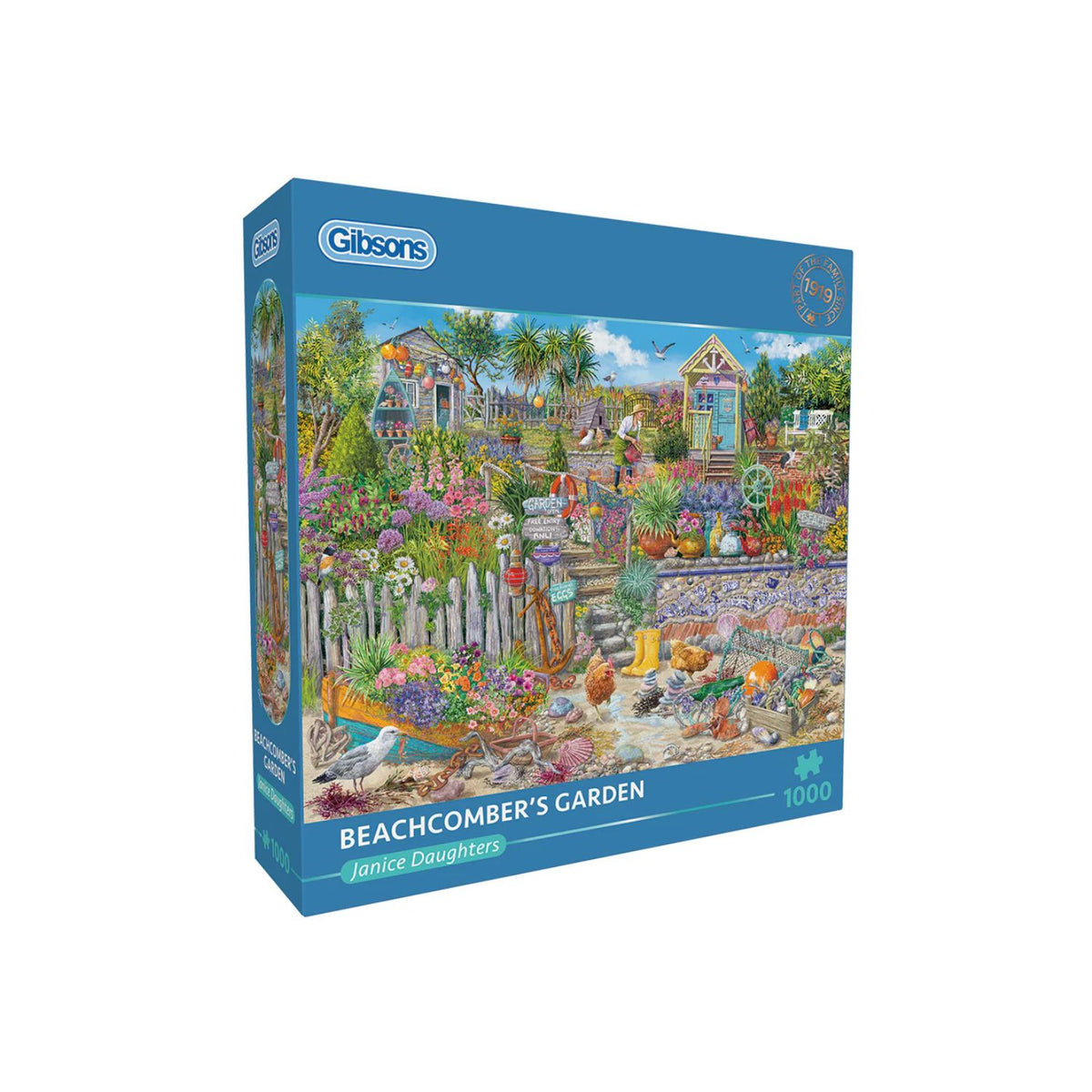 Gibsons Games 1000 Piece Beachcomber's Garden Jigsaw Puzzle – Old ...