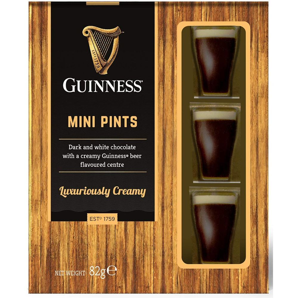 Guinness 82g Chocolate Mini Pints Gift Box – Old Railway Line Garden Centre