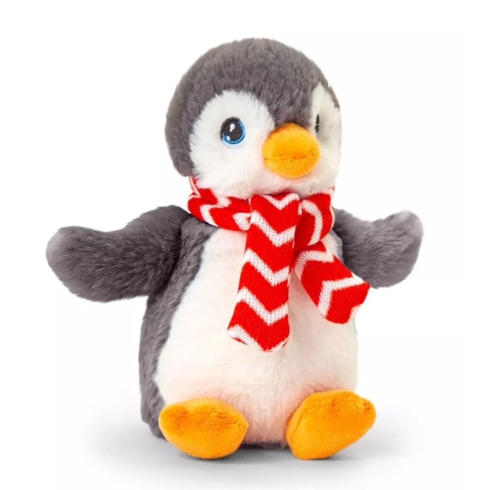 Keel Toys 25cm Penguin with Scarf – Old Railway Line Garden Centre