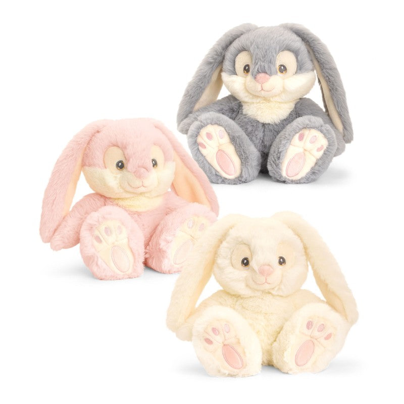 Keeleco 22cm Patchfoot Rabbit Soft Toy (Choice of 3) – Old Railway Line Garden Centre