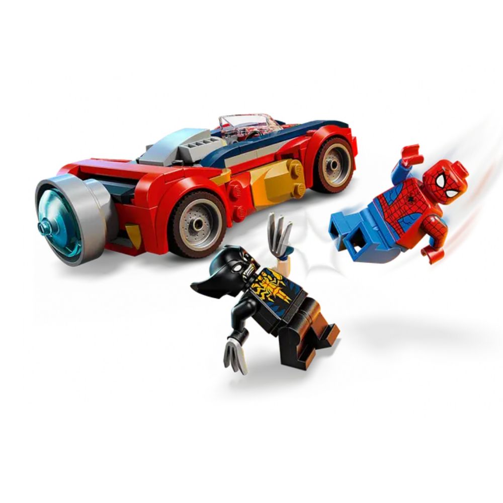 LEGO Marvel Spider-Man Car vs. Venomized Wolverine – Old Railway Line ...