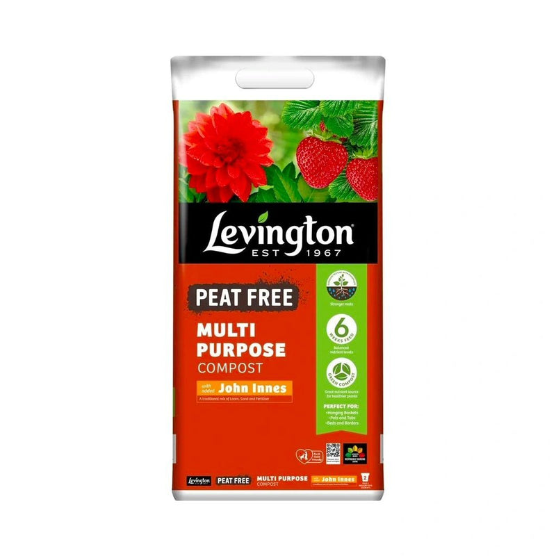Levington 10L Peat Free Multi Purpose Compost with John Innes – Old ...